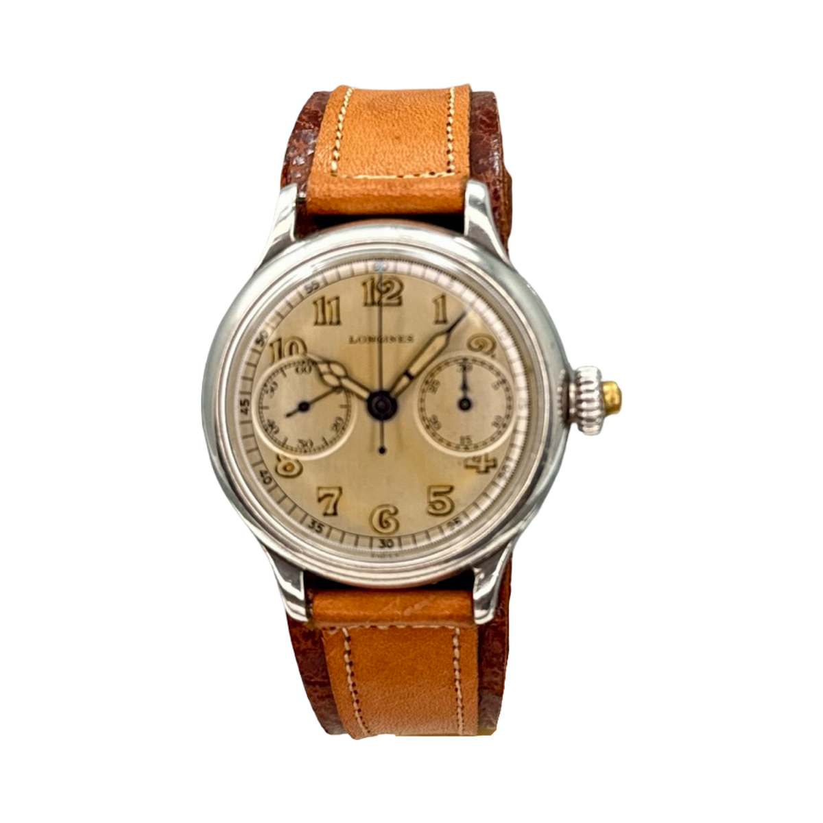 Longines Vintage Pilot Monopusher Chronograph Ref. 13.33Z – Twin Cities ...