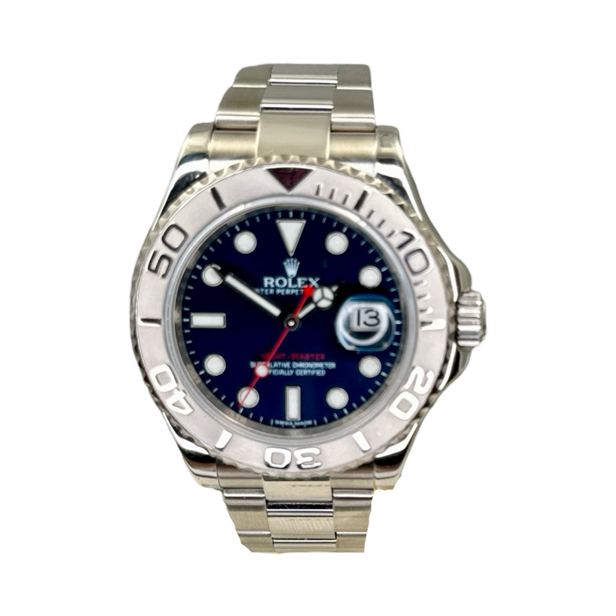 Rolex Platinum + Stainless Yachtmaster Ref. 116622 – Twin Cities Time ...