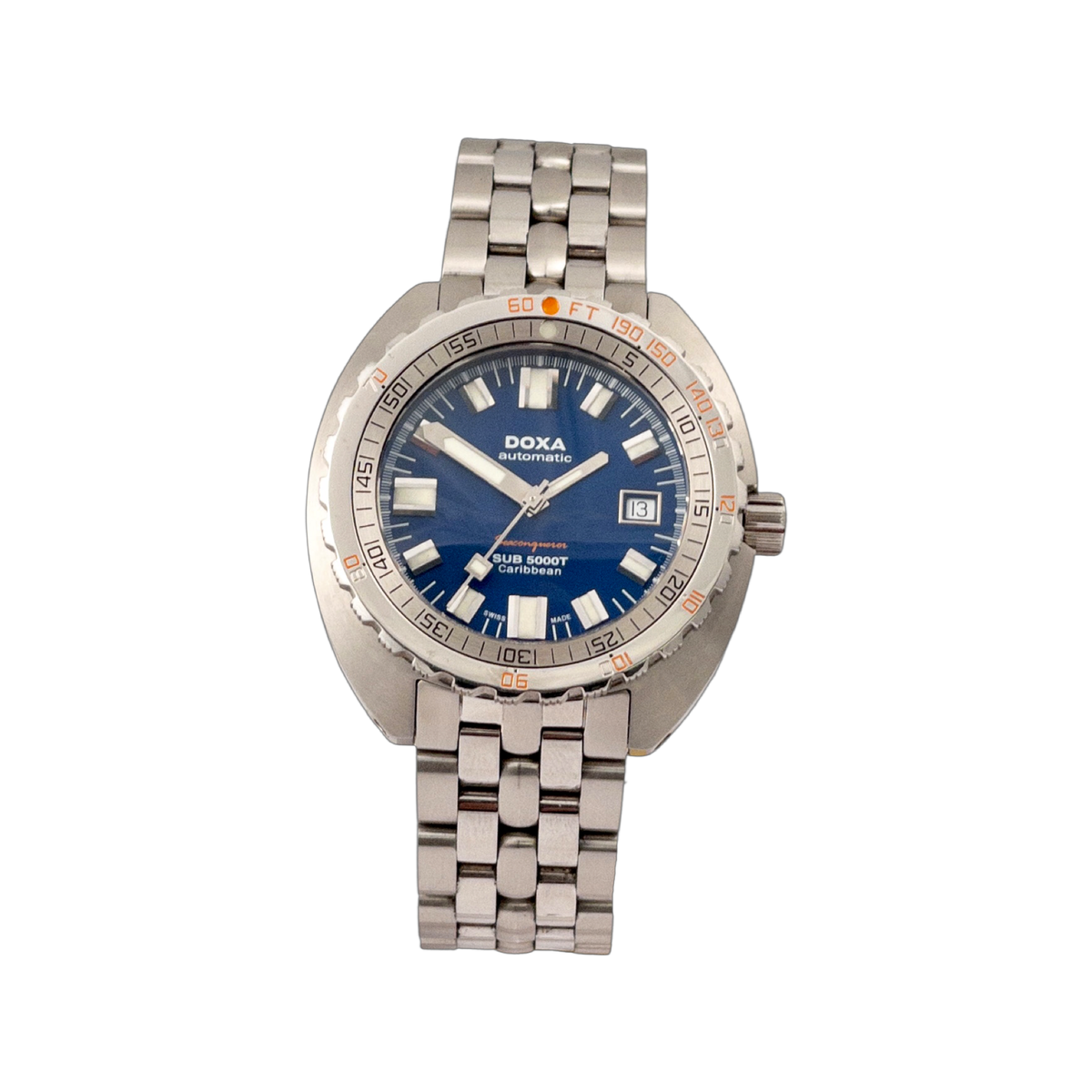Doxa Sub 5000T Sea Conqueror Caribbean – Twin Cities Time + Luxury